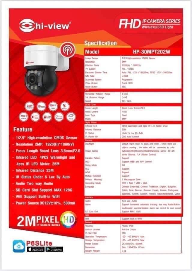 ชุดกล้องวงจรปิดHiviewพร้อมติดตั้ง 2 ตัว - บริษัท ทรัพย์เน็ต เน็ทเวิร์ค จำกัด